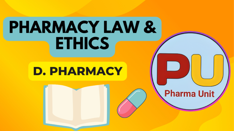 Pharmacy Law and Ethics 20 Most Important Questions