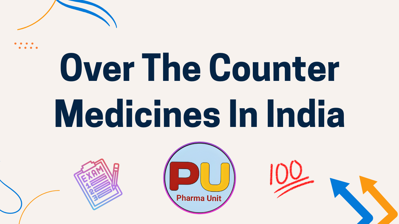 What are Over The Counter Medicines: Indian Perspective – Pharma Unit